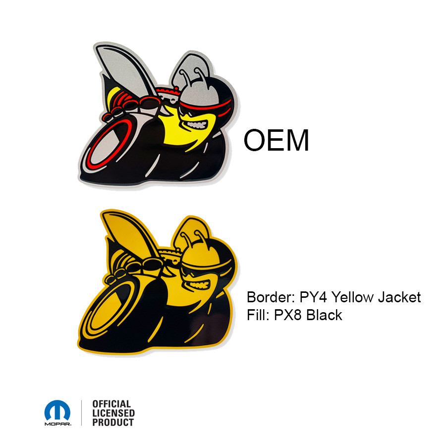Scat Pack Acrylic Trunk Badge Bee Only - American Brother Designs