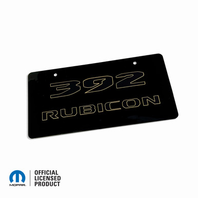 Custom Artistic Front License Plate