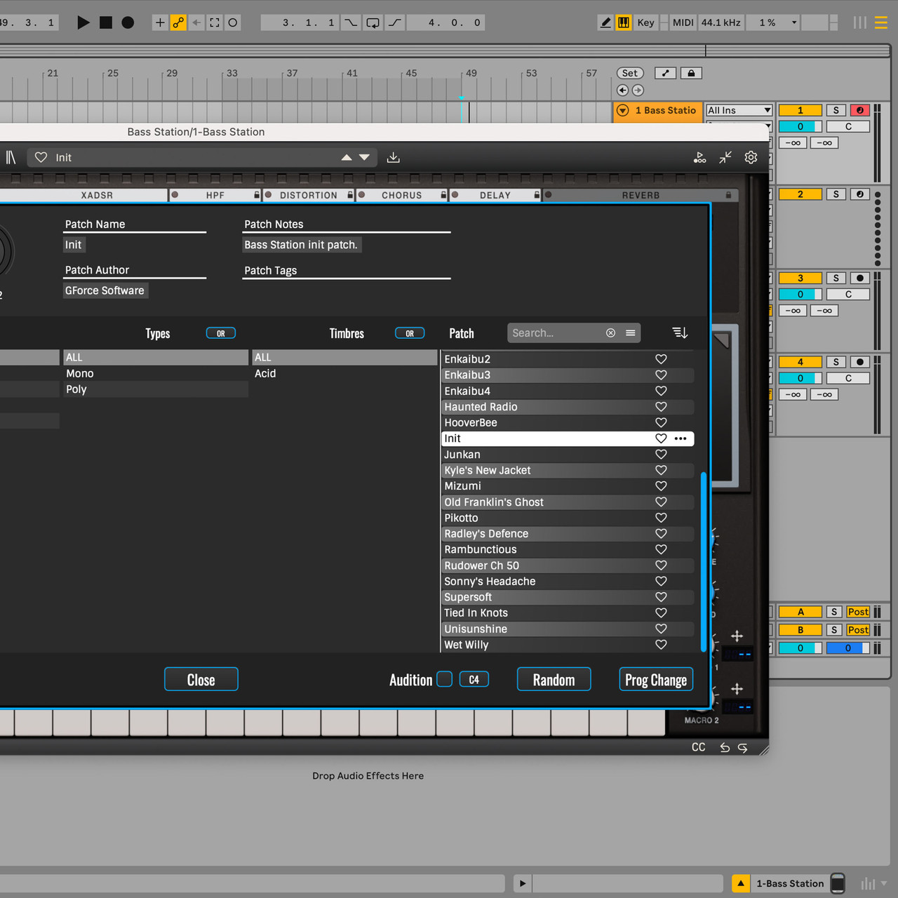 GForce Bass Station | Novation