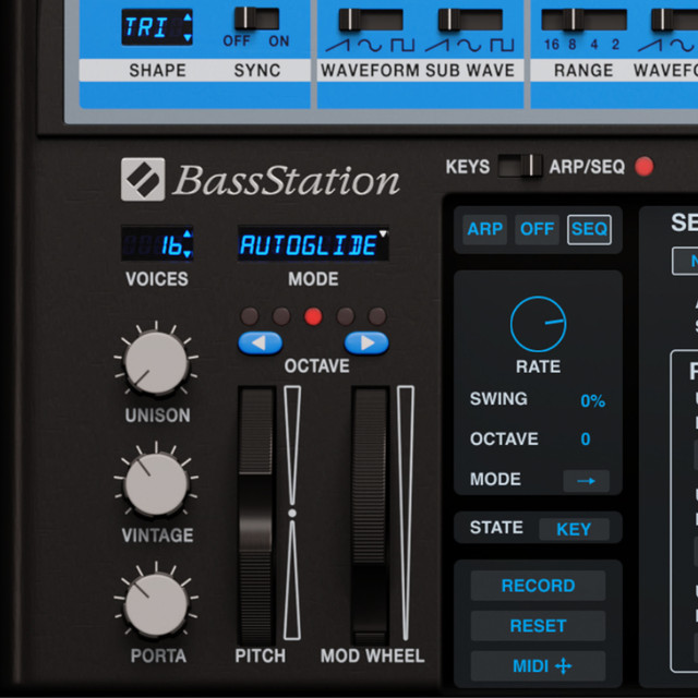 GForce Bass Station | Novation