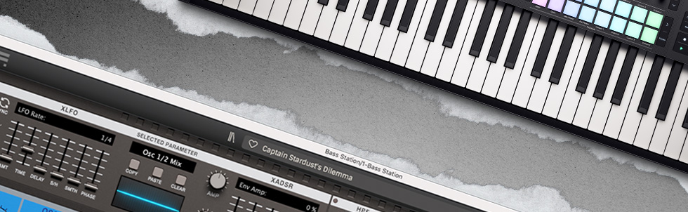 How to use the Launchkey features with GForce Bass Station - Novation