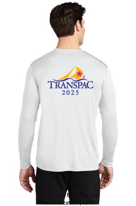 TransPac 2025 Men's Tech T-Shirt L/S (Customizable) - The Pirates Lair ...