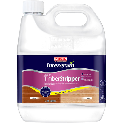 INTERGRAIN LIQUID 8 TIMBER STRIPPER 4L - Berlian Timbers PTY Ltd