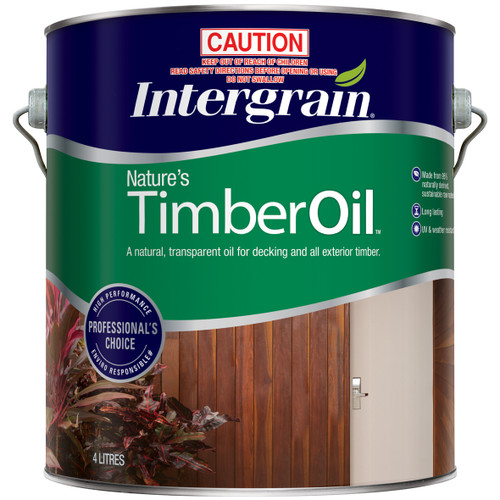 INTERGRAIN NATURE'S TIMBER OIL 4L - Berlian Timbers PTY Ltd