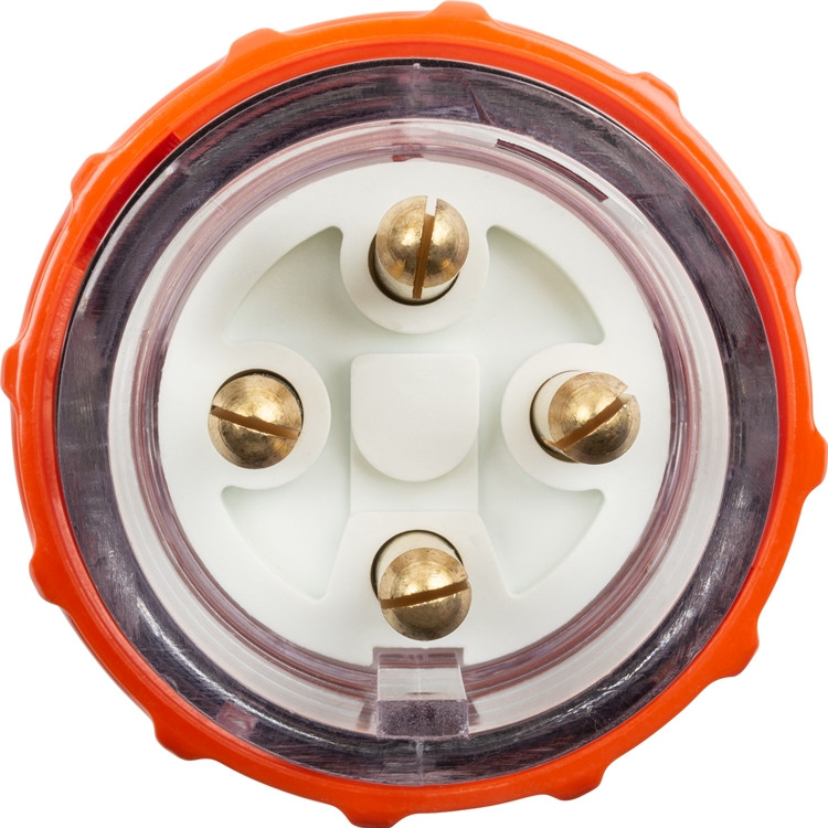 32 amp 4 Pin Straight Plug IP66 - Electric Direct