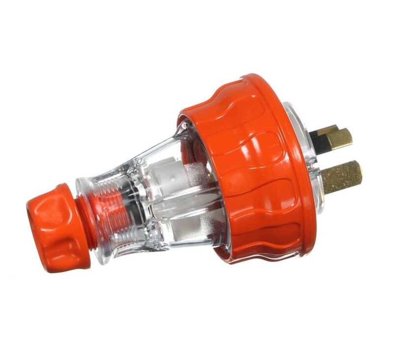 15 Amp 3 Pin Single Phase Plug IP66 Flat Pin - Electric Direct