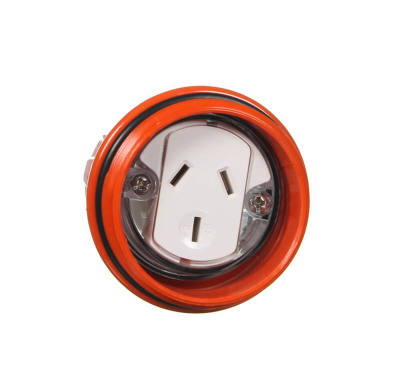 10 amp 3 Pin SOCKET Straight IP66 - Electric Direct