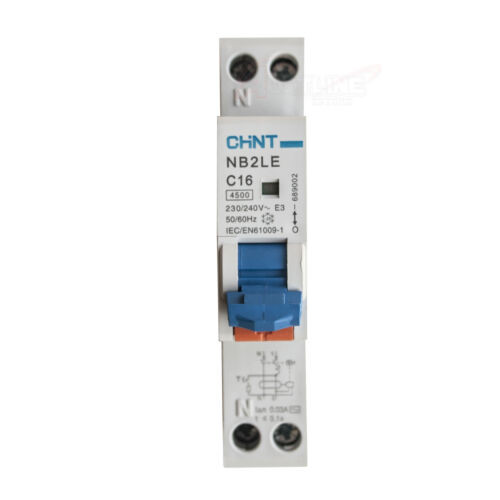 CHINT RCBO 4.5KA Safety Switch Circuit Breaker 1 Pole +N Type A ...