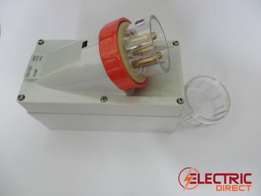 32 Amp Single Phase 3 Pin Appliance Inlet IP66 32A - Electric Direct