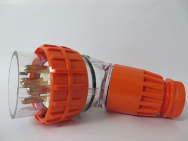 20 amp 5 Pin ANGLED plug IP66 - Electric Direct