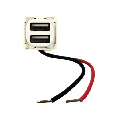Double USB Power Mechanism Charger Mech Suits Clipsal Wall Plates 2.4 AMP