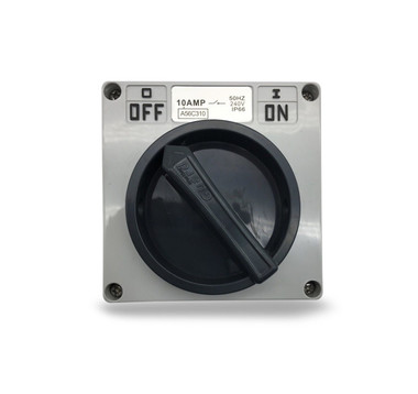 10 Amp 3 Pole Surface Switch Isolator - IP66 - Electric Direct