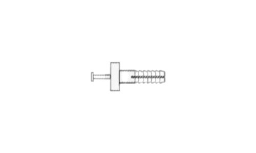 1/4 x 1-1/2" Nylon/Steel Round Head Drive Pin Rivet (Box of 1000)