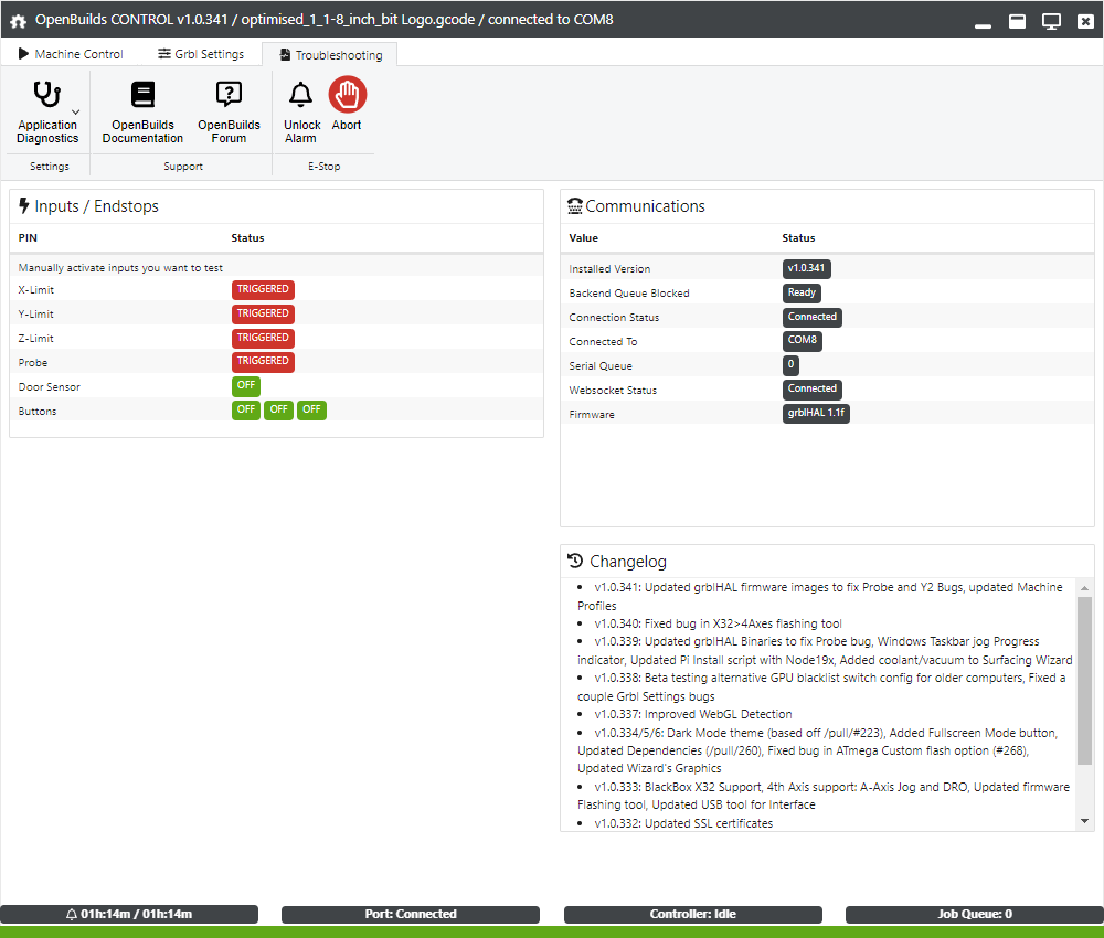 Electronics & Software - Software - CNC CONTROL Software - OpenBuilds