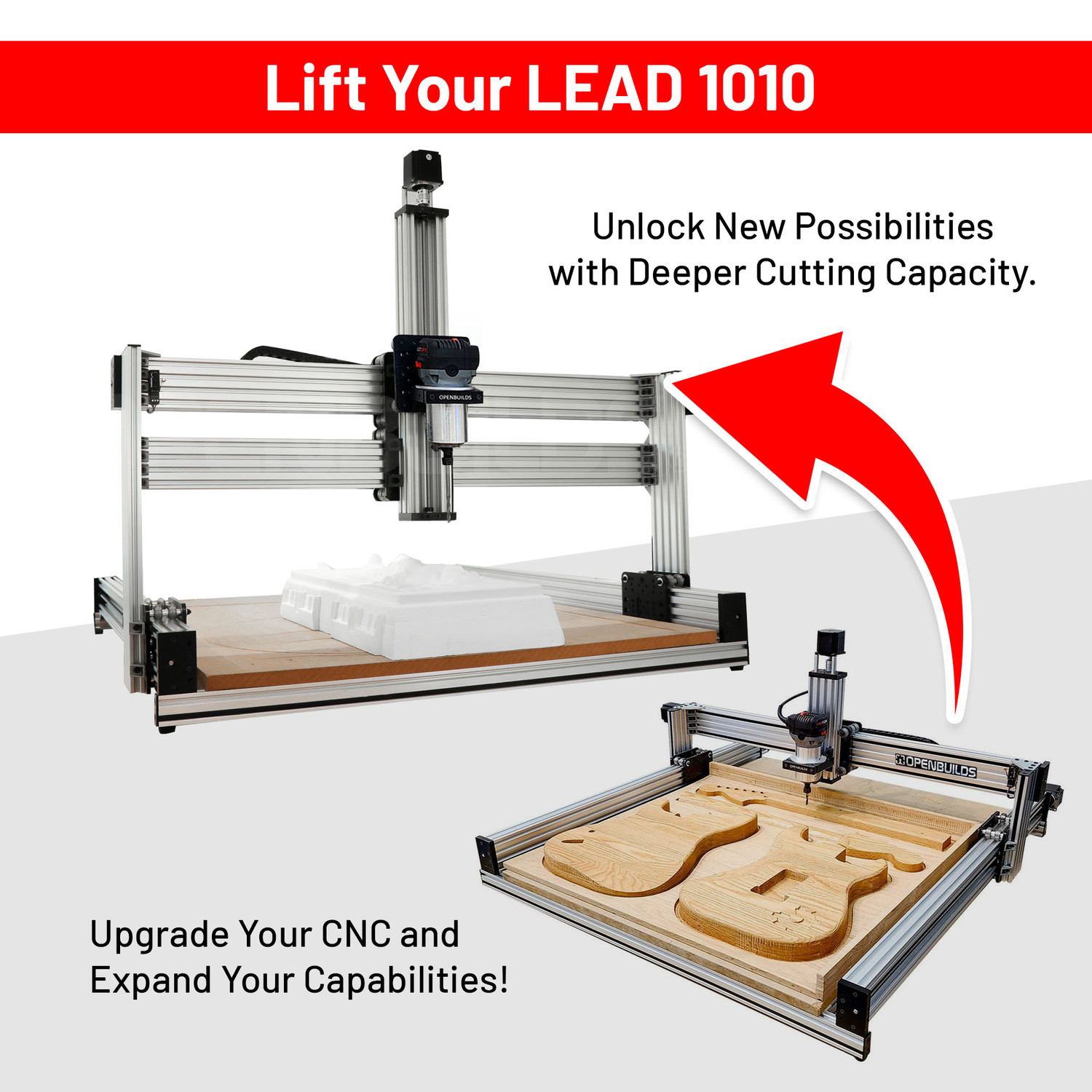 High Z Mod for Lead 1010 CNC - OpenBuilds