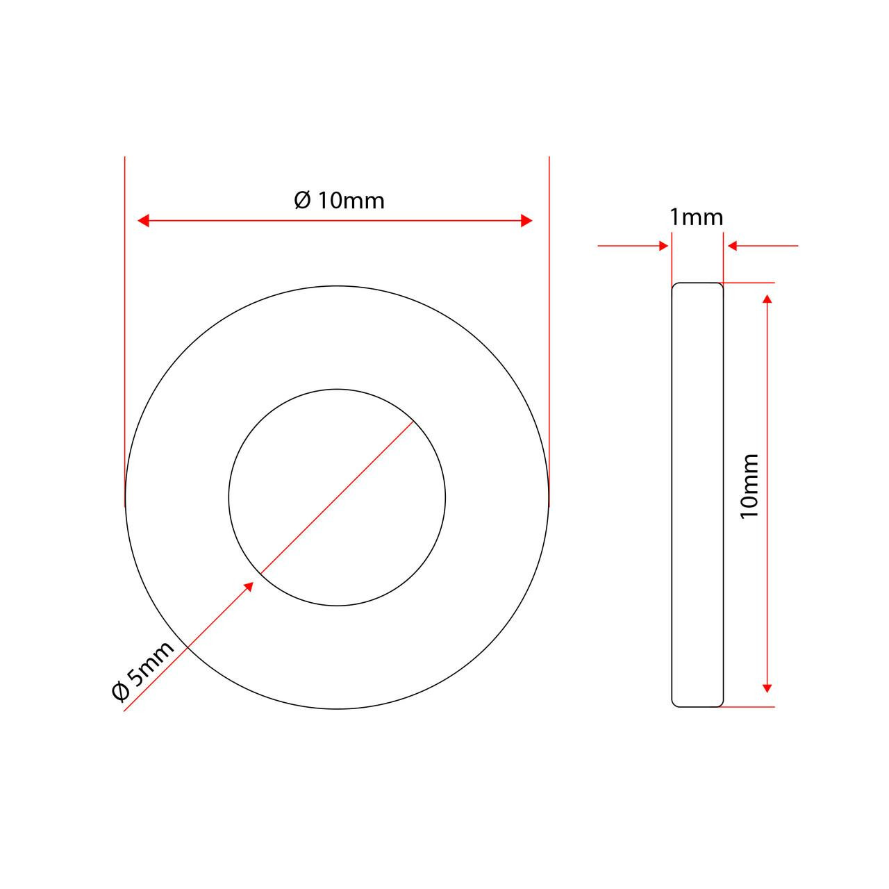 Precision Shim - 10x5x1mm (10 Pack) - OpenBuilds