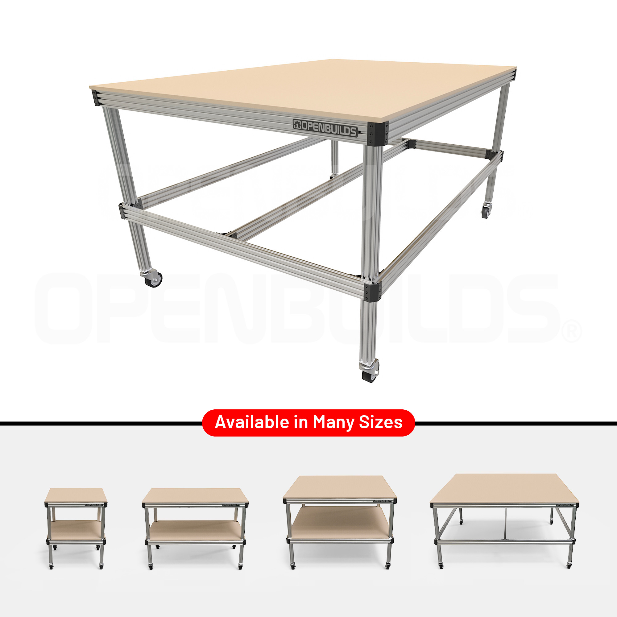 Modular Building System - Tables & Enclosures - Tables - OpenBuilds