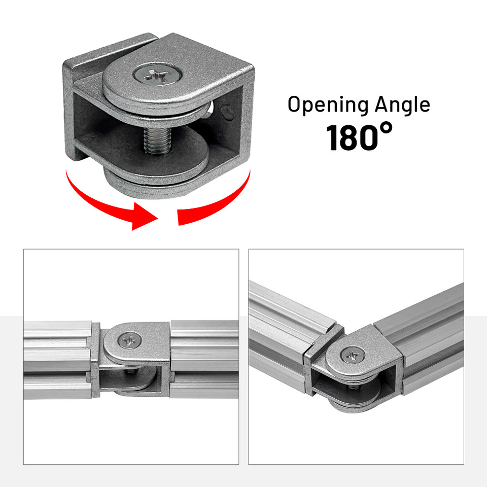 Adjustable V-Slot Hinge - OpenBuilds Part Store