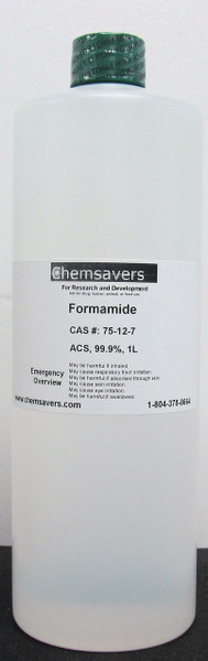 Formamide, ACS, 99.9%, 1L - Chemsavers, Inc.
