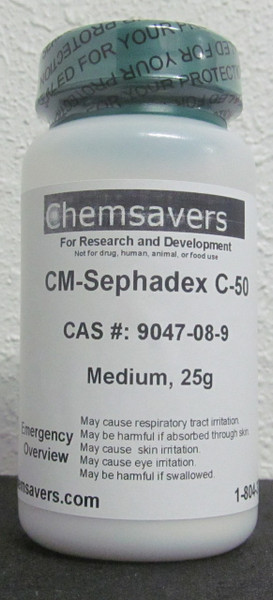 CM-Sephadex C-50, Medium, Certified, 25g - Chemsavers, Inc.