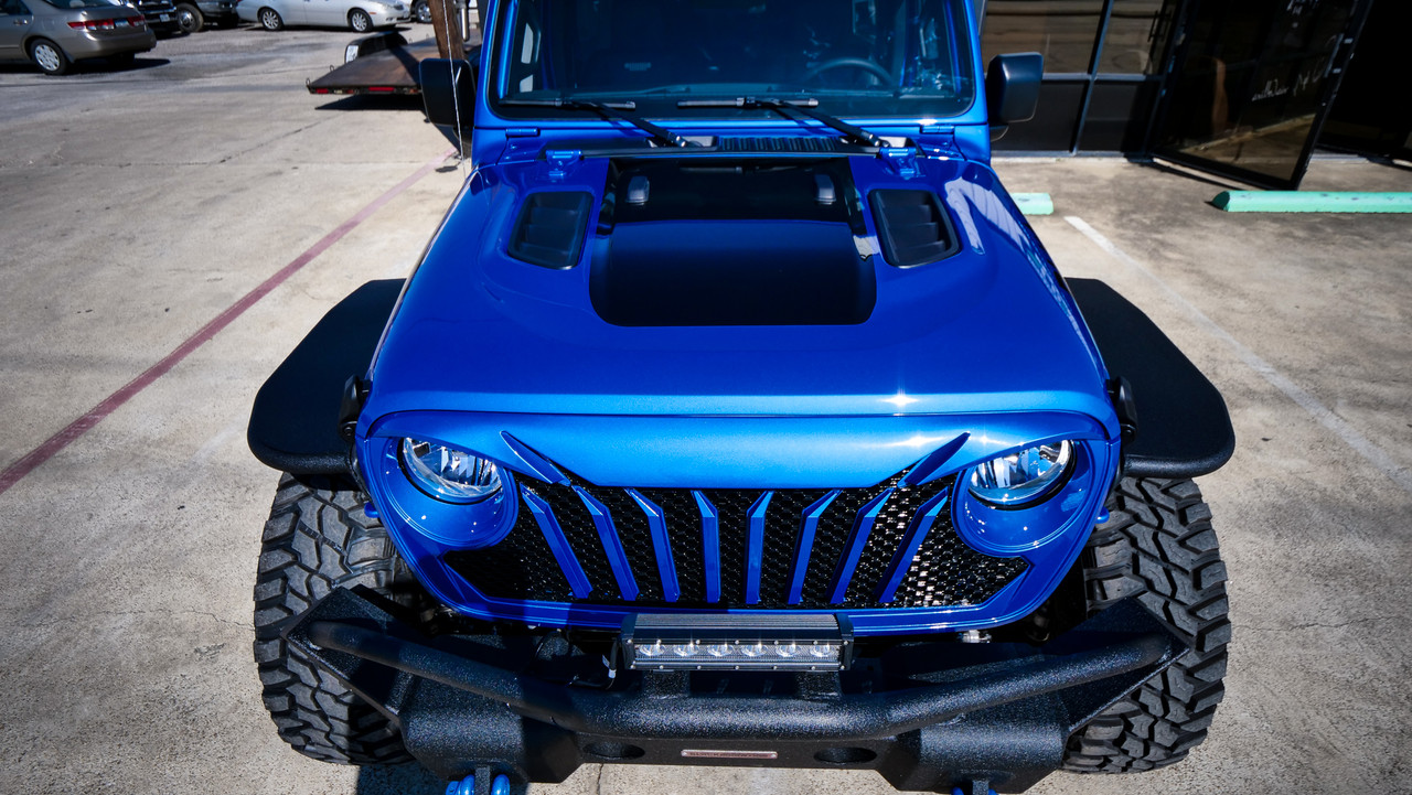 Angry Grill for Jeep Wrangler JL & JLU - Black Mountain Jeep