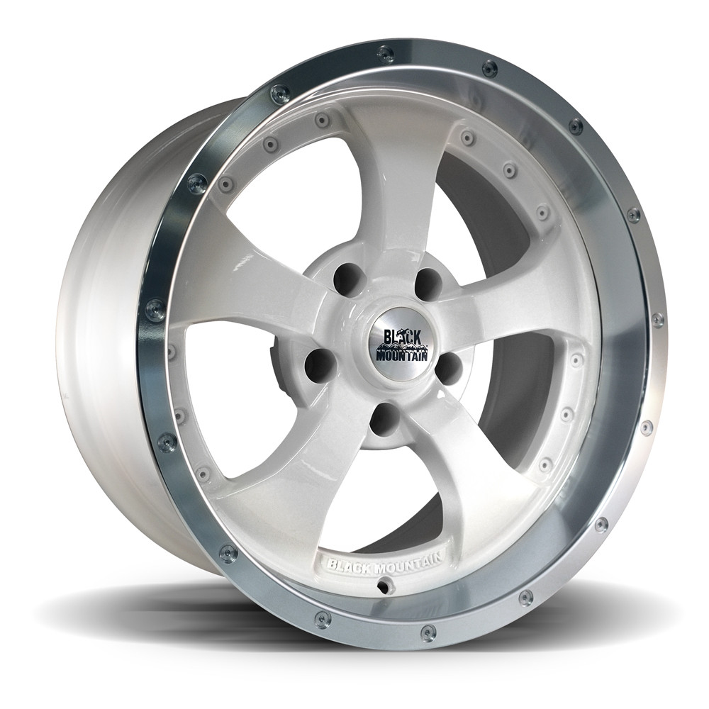 Jeep Wrangler 17x9" Wheel (Two-Tone White) – BLKMTN
