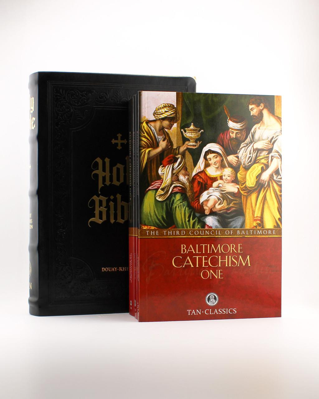 Catholic Formation Bundle: Douay-Rheims Bible Large Print Edition ...