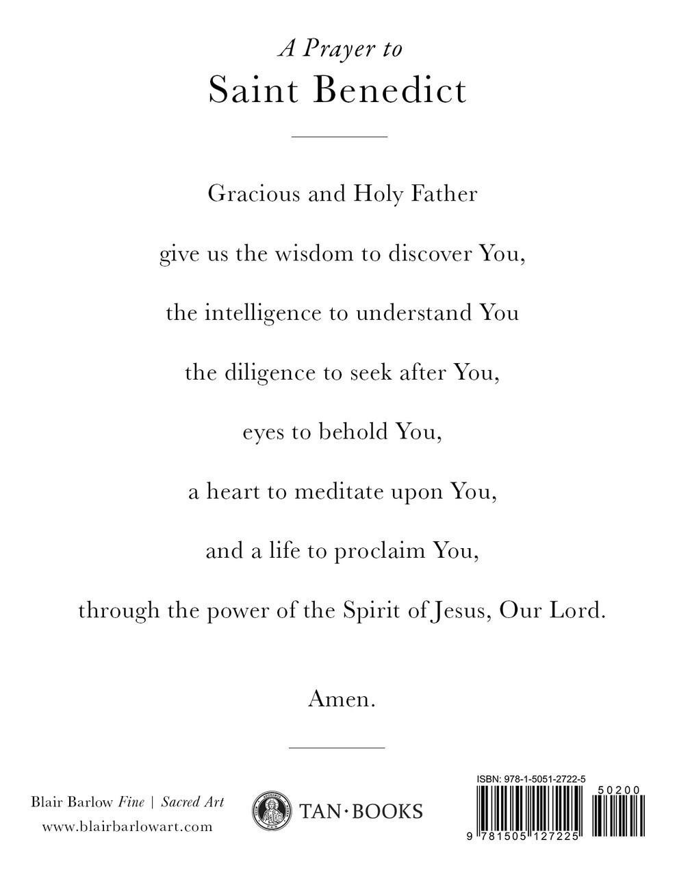 St. Benedict Prayer Card
