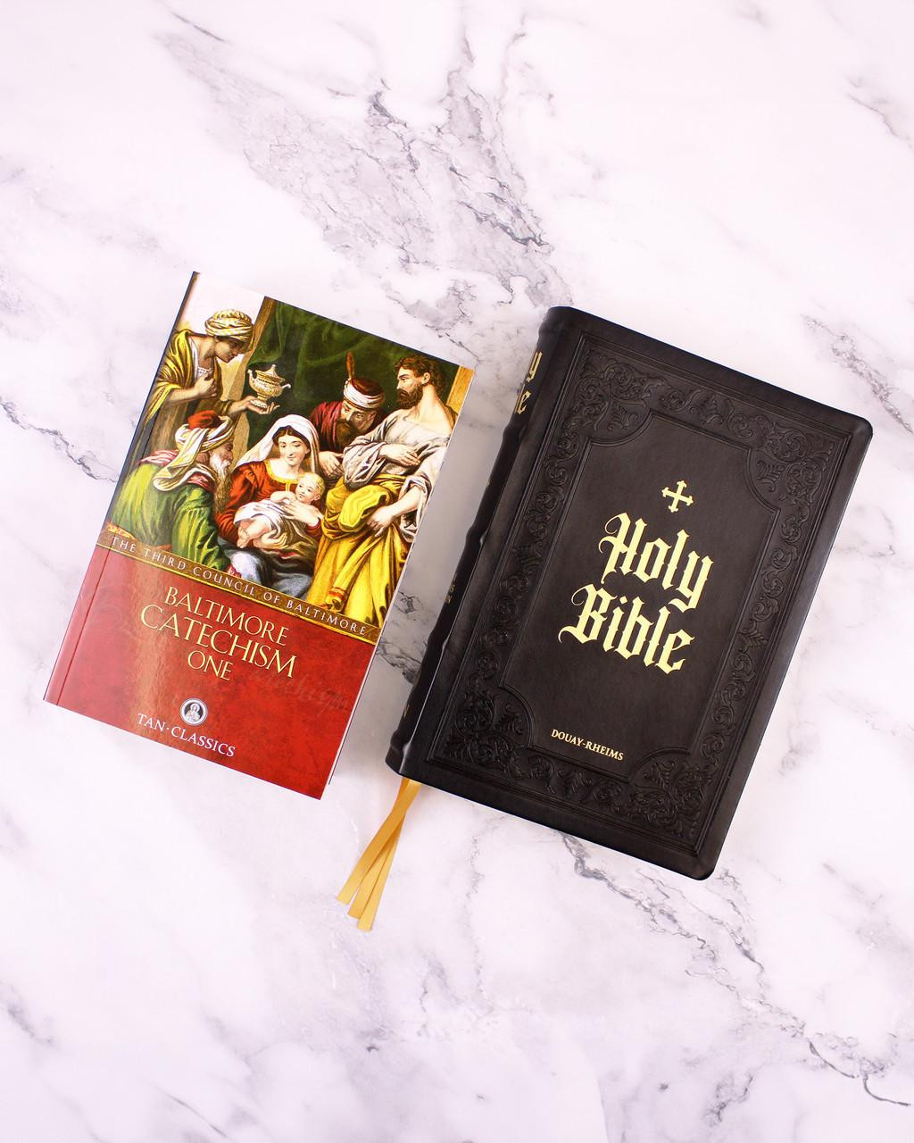 Catholic Formation Bundle: Douay-Rheims Bible Large Print Edition ...
