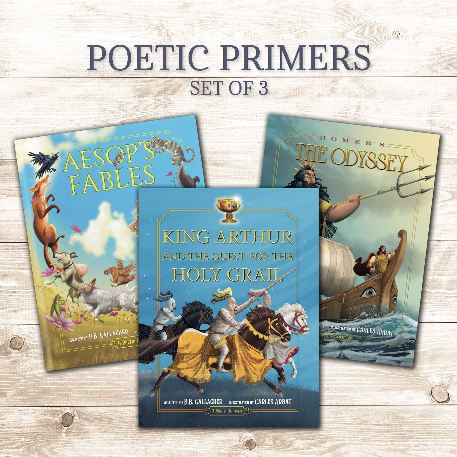 Poetic Primers Set: Homer's Odyssey & Aesop's Fables