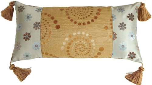 Summer Sand with Tassels Throw Pillow from Pillow Decor