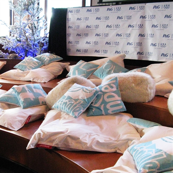 Proctor & Gamble Event Pillow by Pillow Decor Event Marketing Services