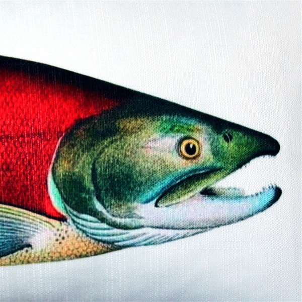 Salmon Fish Pillow 12x19 - Pillow Decor