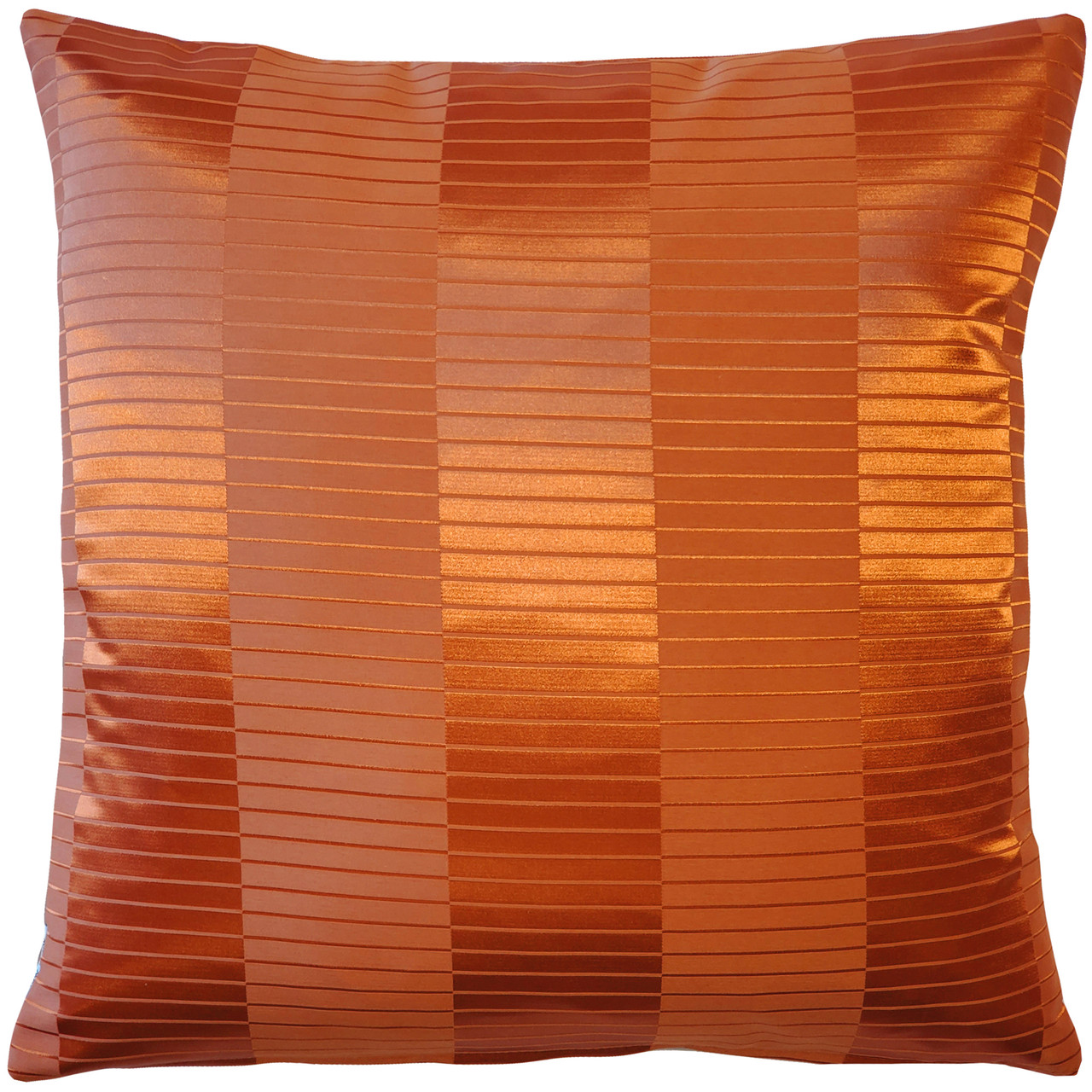 Pinctada Pearl Burnt Orange Throw Pillow 19x19 from Pillow Decor