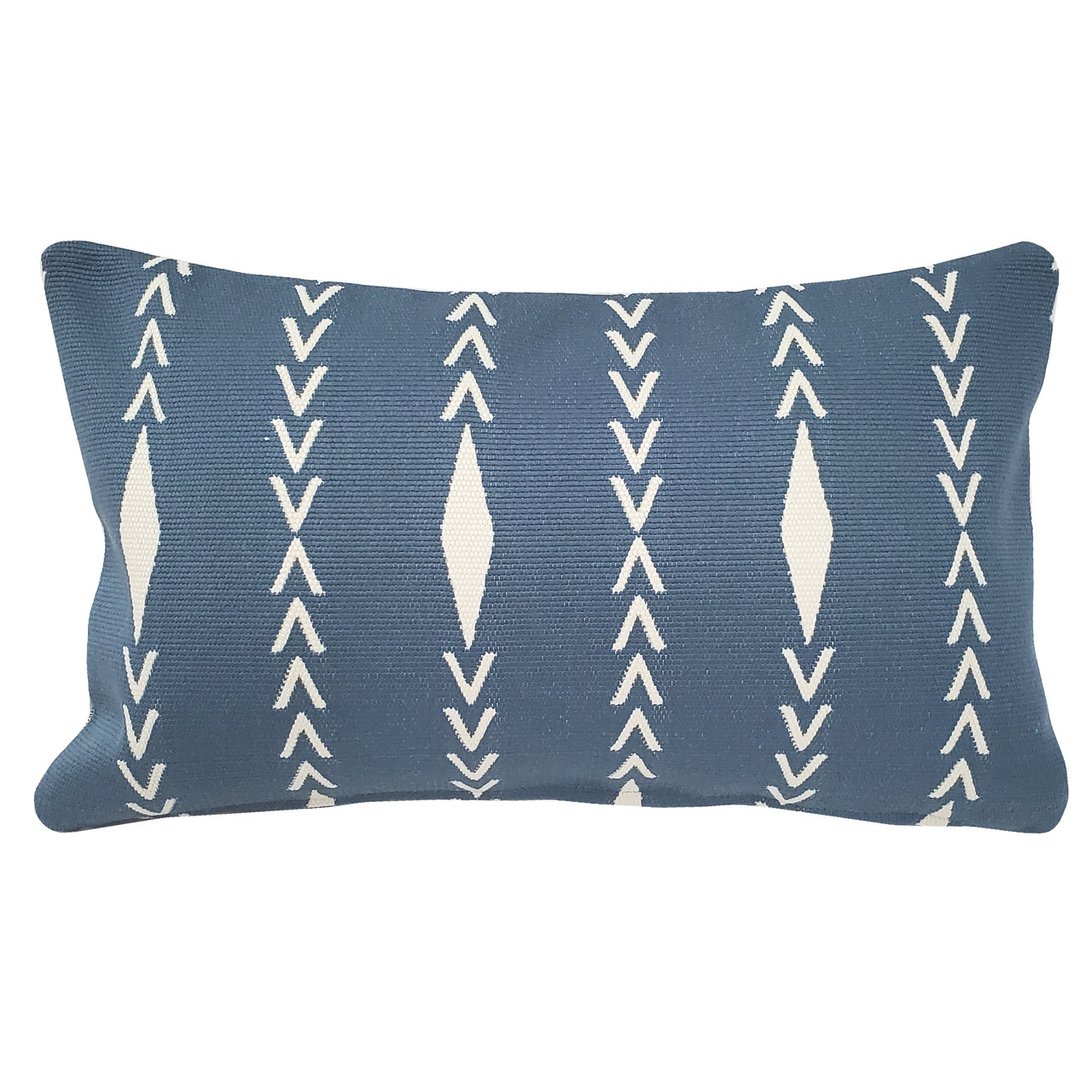 Diamond Ray Mineral Blue Throw Pillow 12x20 | Pillow Decor