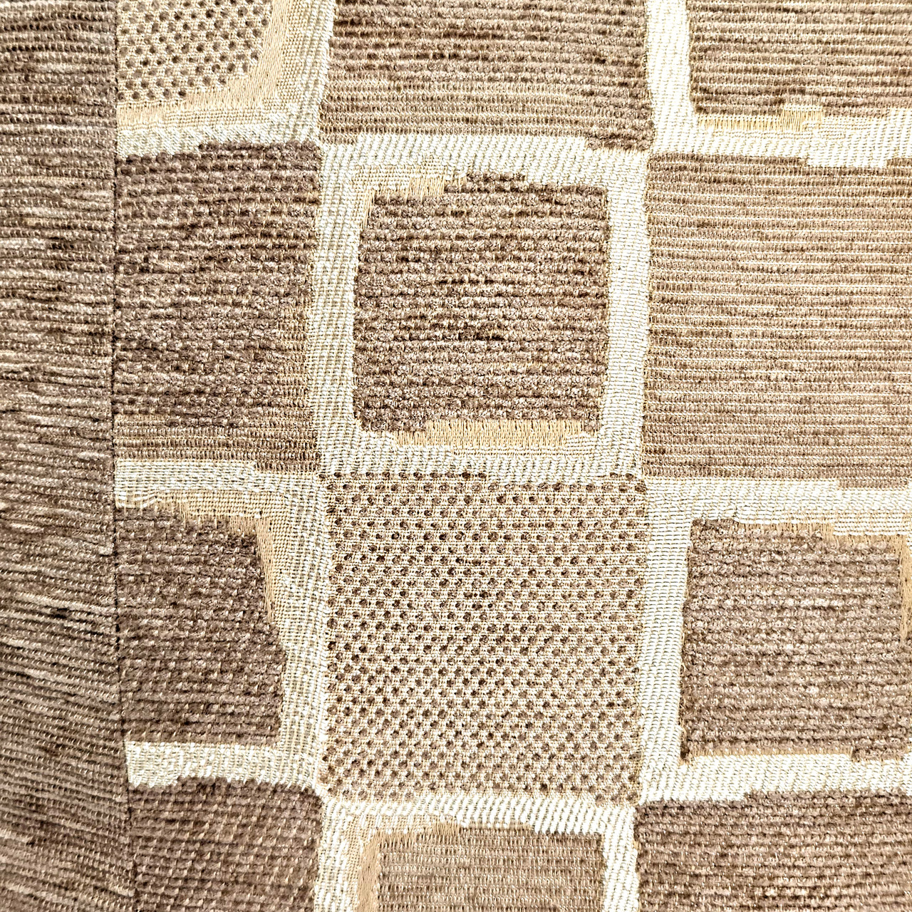 Coffee Cubes Tassel Throw Pillow 17x17 | Pillow Decor