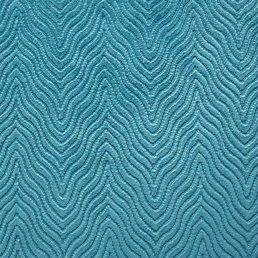 Blue Wave Velvet Throw Pillow 18x18 | Pillow Decor