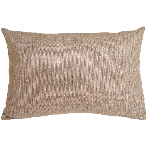 Herringbone Brown Rectangular Decorative Toss Pillow from Pillow Decor