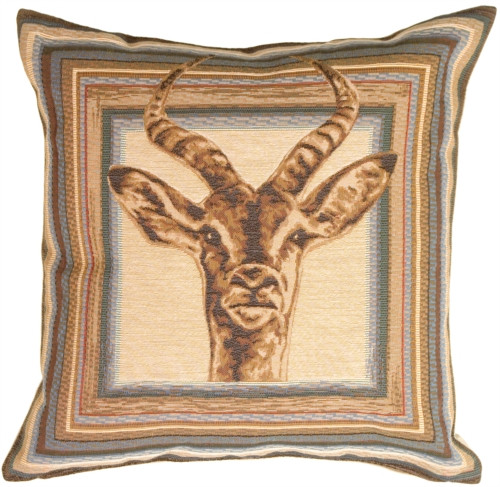 Blue Antelope Pillow - Pillow Decor