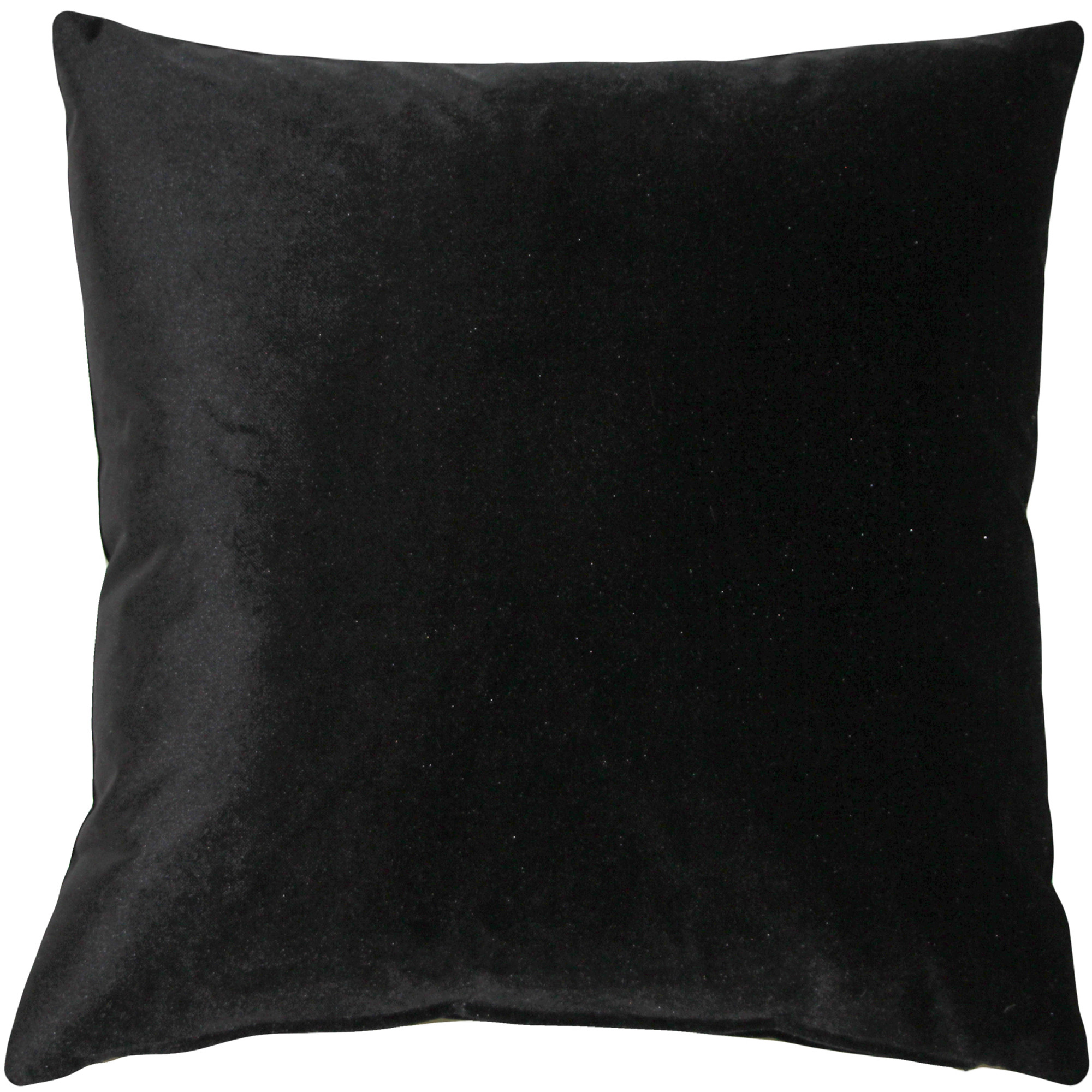 Castello Black Velvet Throw Pillow 20x20 - Pillow Decor
