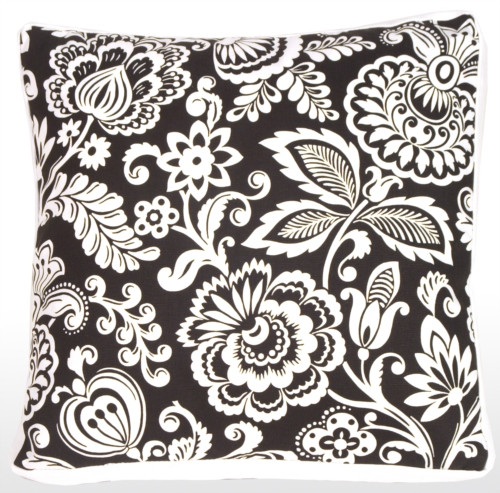 Flower Power with Box Edge Accent Pillow from Pillow Decor