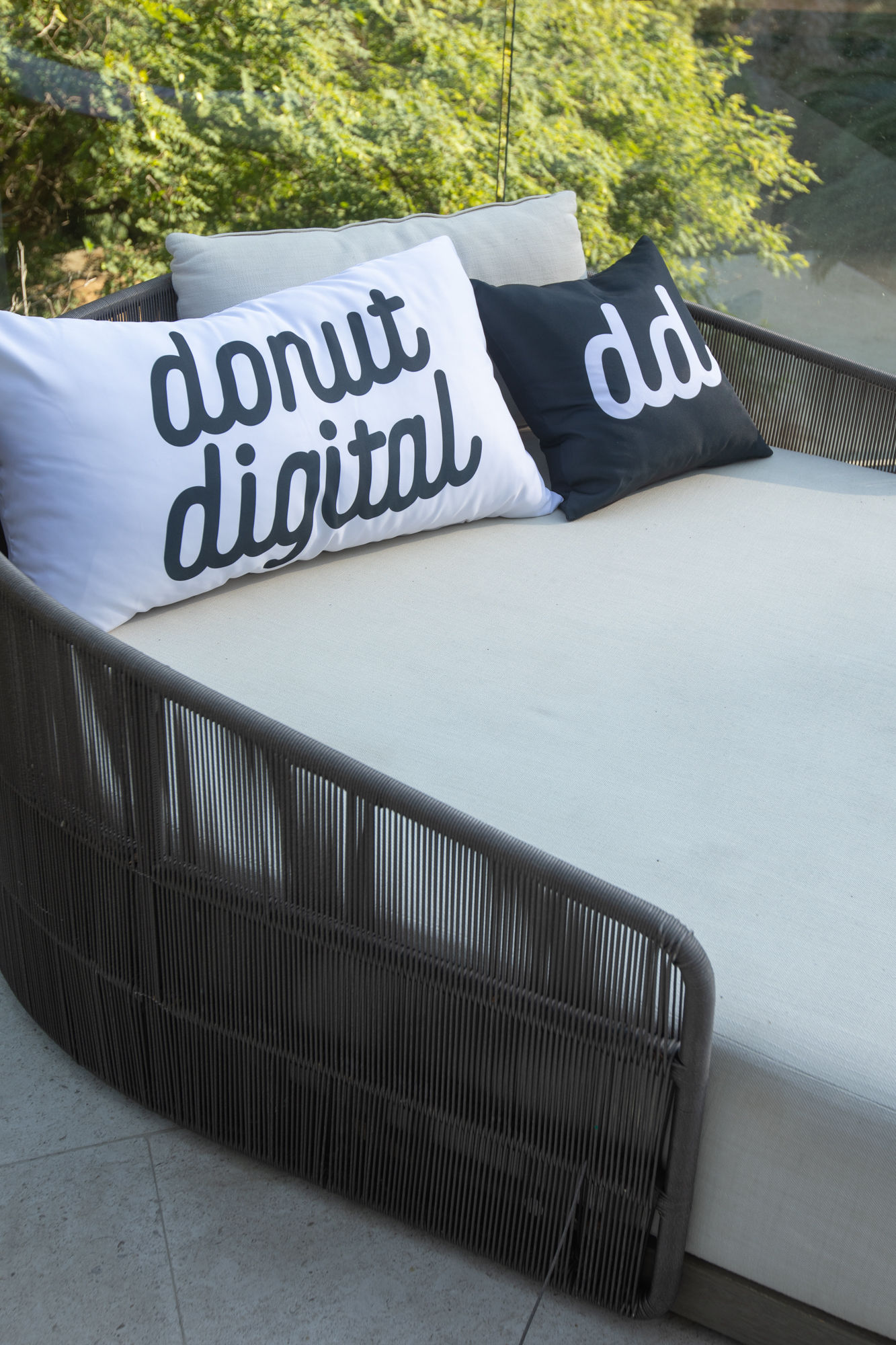 Donut Digital Event Pillow by Pillow Decor Event Marketing Services