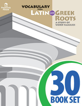 Vocabulary from Latin and Greek Roots - Level IX - Complete Set ...