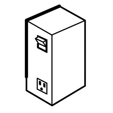 Linear 2510-430 230 VAC Power Box Assembly