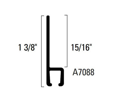 1" Large Aluminum Retainer A7088-MI-W-45