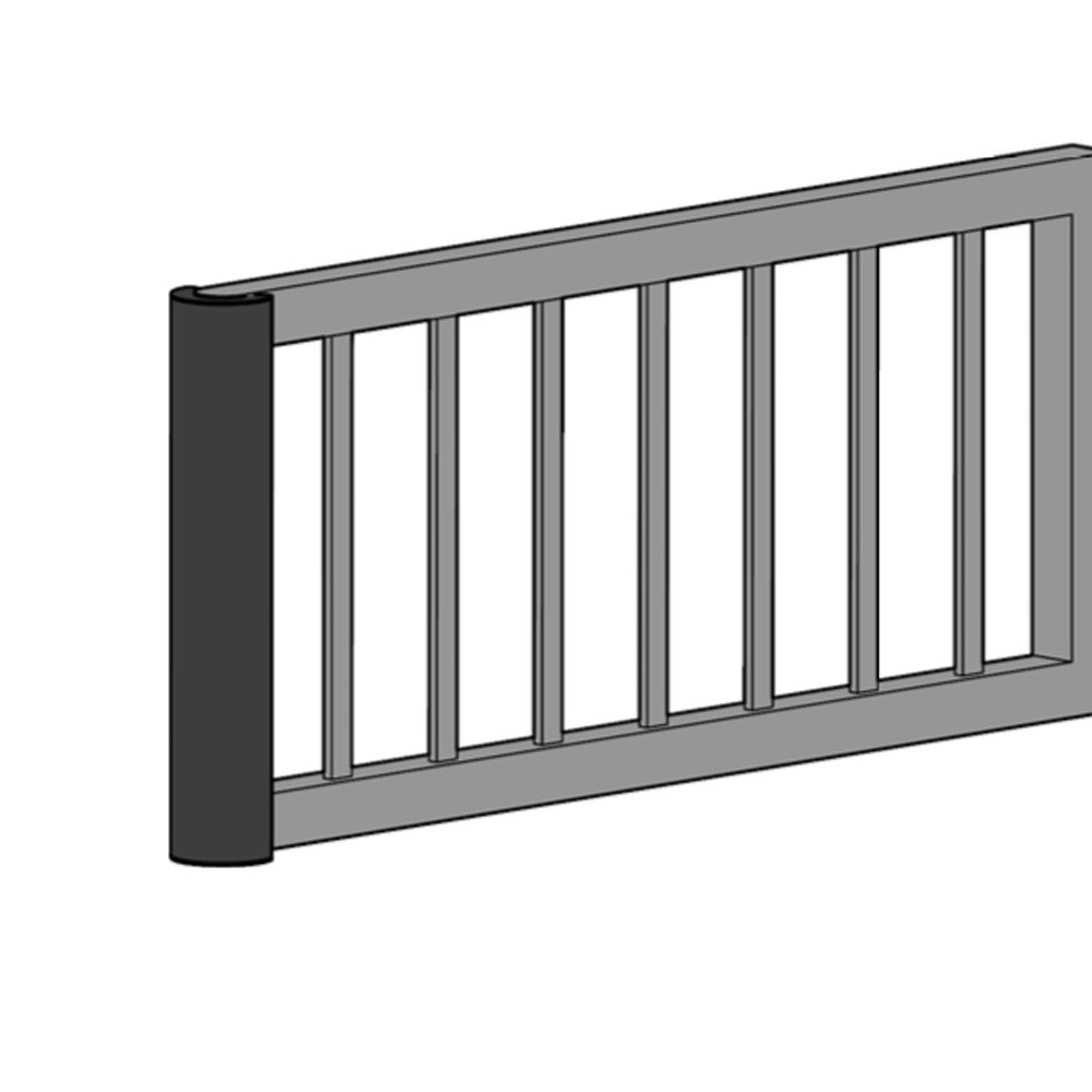 Sentir 92.20 RT Gate Safety Edge for 2" Posts by ASO