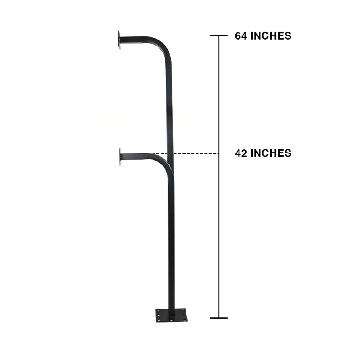 18-003 Dual Height Gooseneck Pedestal for Keypads & Readers