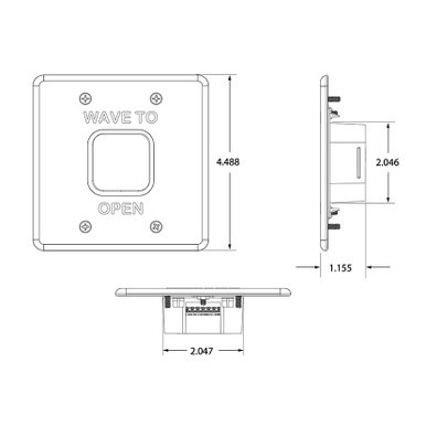 BEA 10MS41 Touchless Stainless Actuator