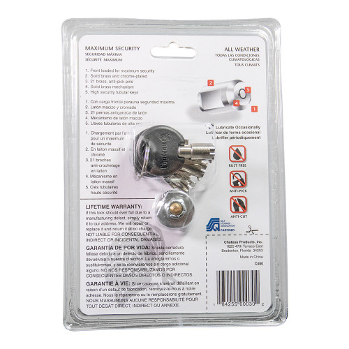 Chateau Cylinder Lock for Storage Unit | Action Direct
