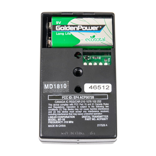 Linear MT-1B MegaCode Remote 318 MHz